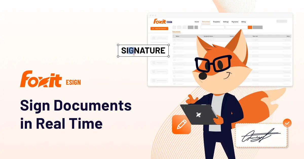 Signer des PDF en ligne gratuitement : Foxit eSign Logiciel de ...